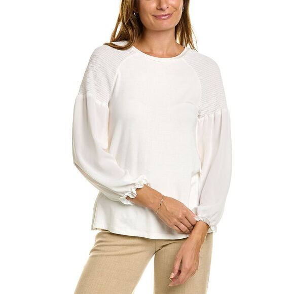 Ellen Tracy | Tops | Ellen Tracy Smocked Top | Poshmark